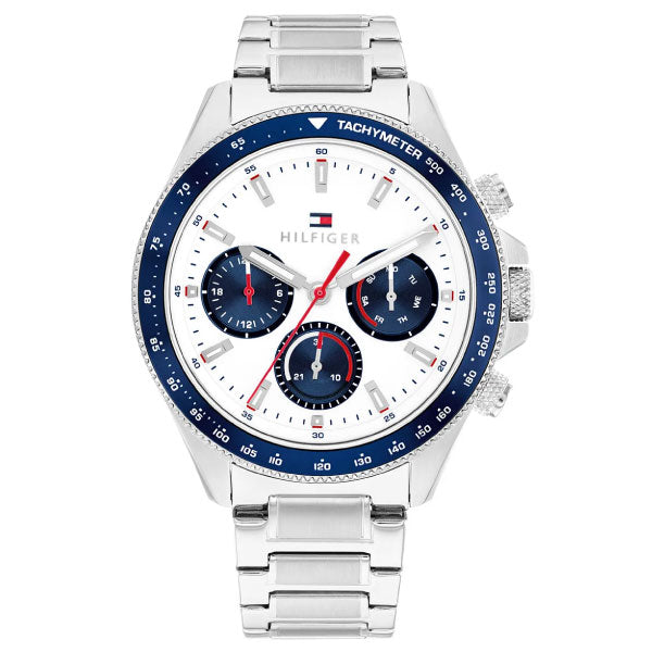 Clark White Dial Silver Mens Watch – Bonds Jewellers NI