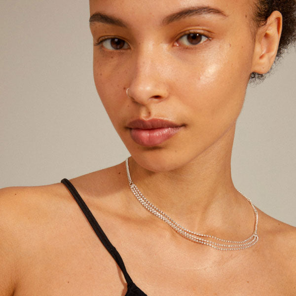 BLINK Crystal Necklace Silver-Plated – Bonds Jewellers NI