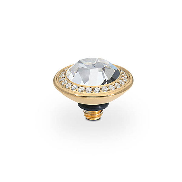 Qudo Tondo Deluxe 9mm Crystal Topper Gold – Bonds Jewellers NI